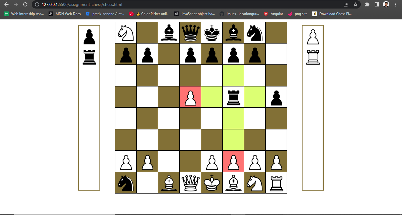 GitHub - pratiksonone/Chess: This is a single page website buid using vanilla advanced ...