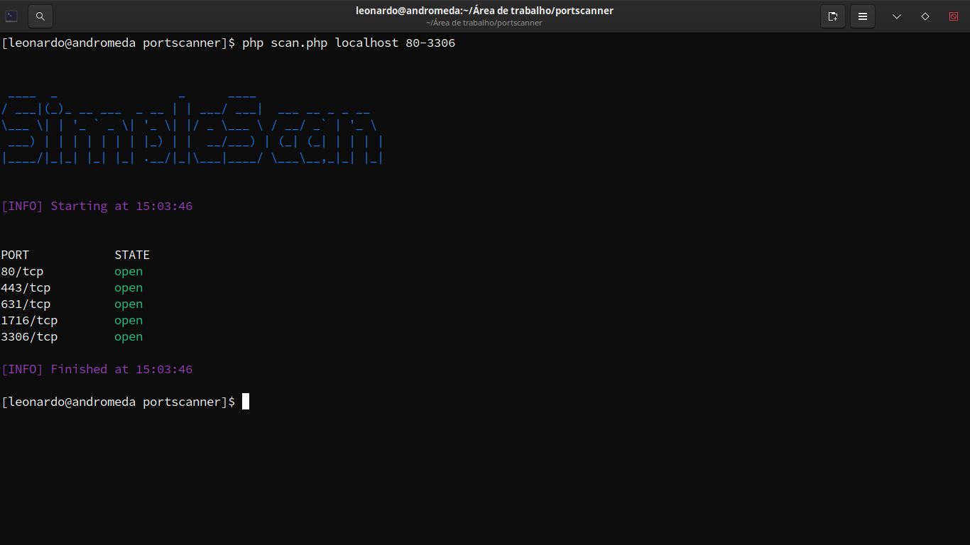 Github Leonardomclportscannerphp Simple Tcp Port Scanner In Php Using Fsockopen