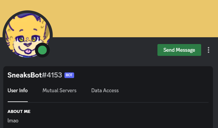 GitHub - Kaycaul/SneaksBot: Discord bot im messing with