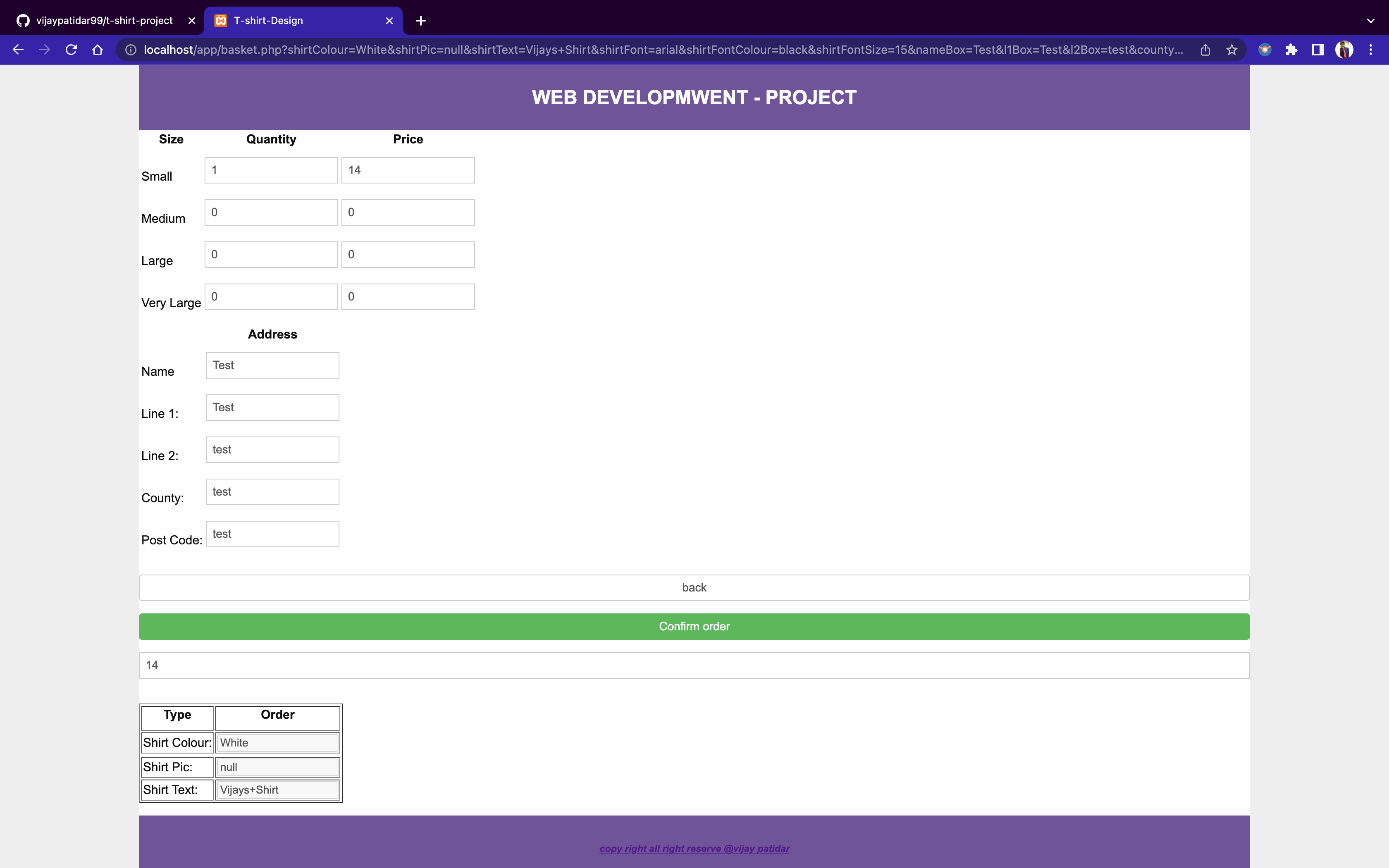 GitHub - vijaypatidar99/t-shirt-project