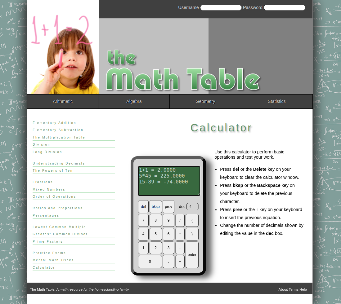 GitHub - hesbon-osoro/The-Math-Table: T11 Case Problem 2
