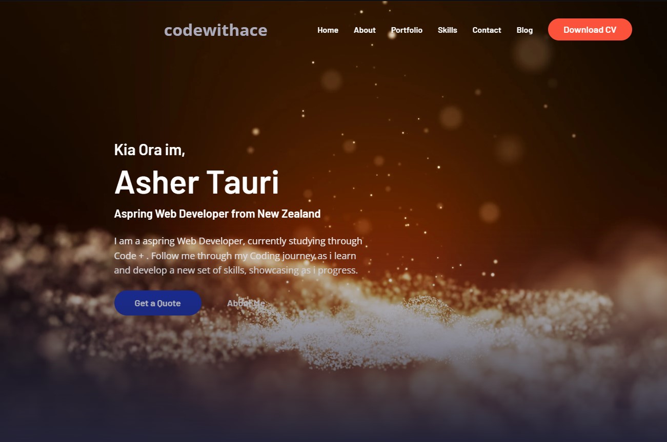 Github Codewithace Asher Personal Static Portfolio 5851