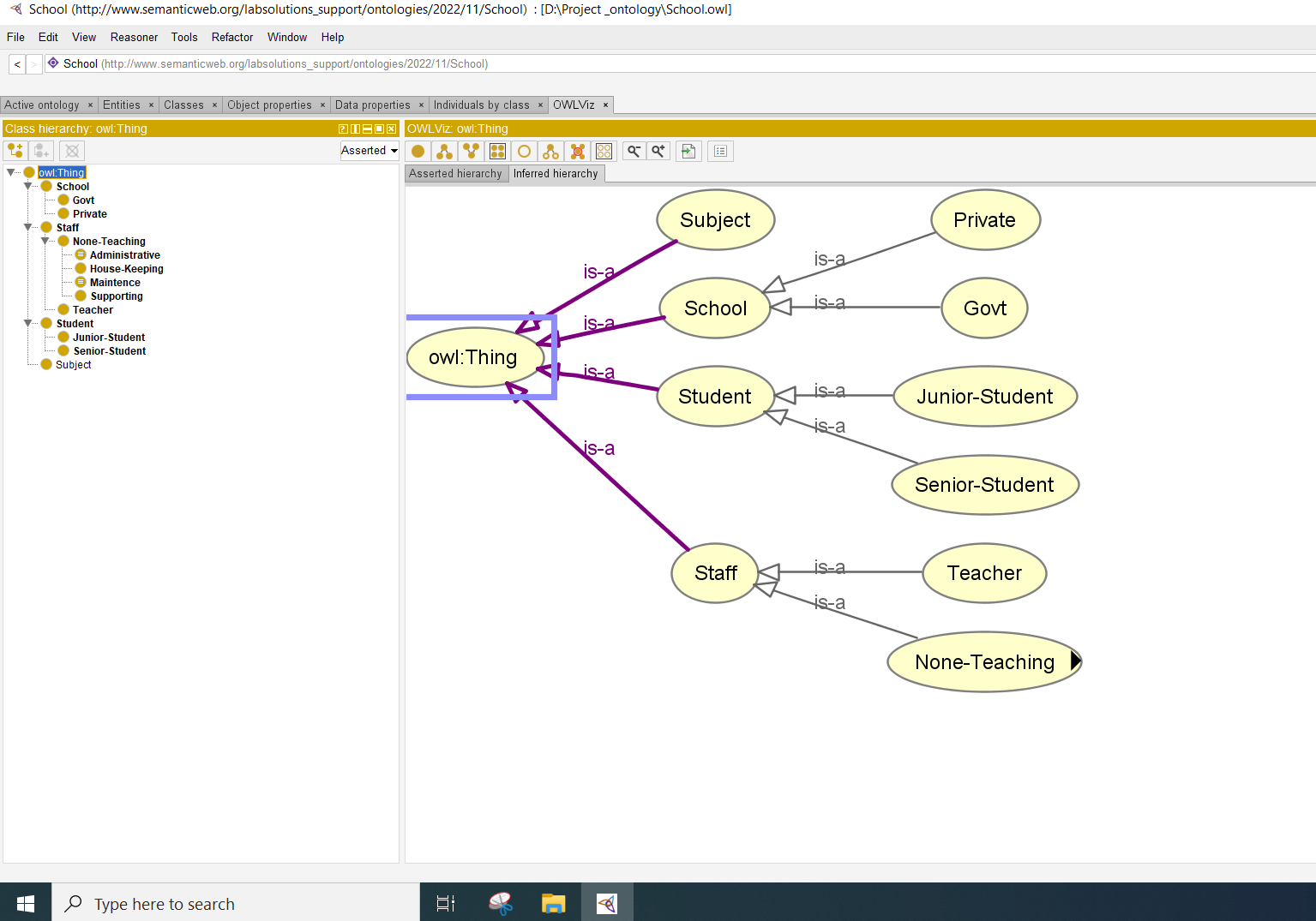 Github Azamhesami Ontology School According To My Argument This Project Is Created For The