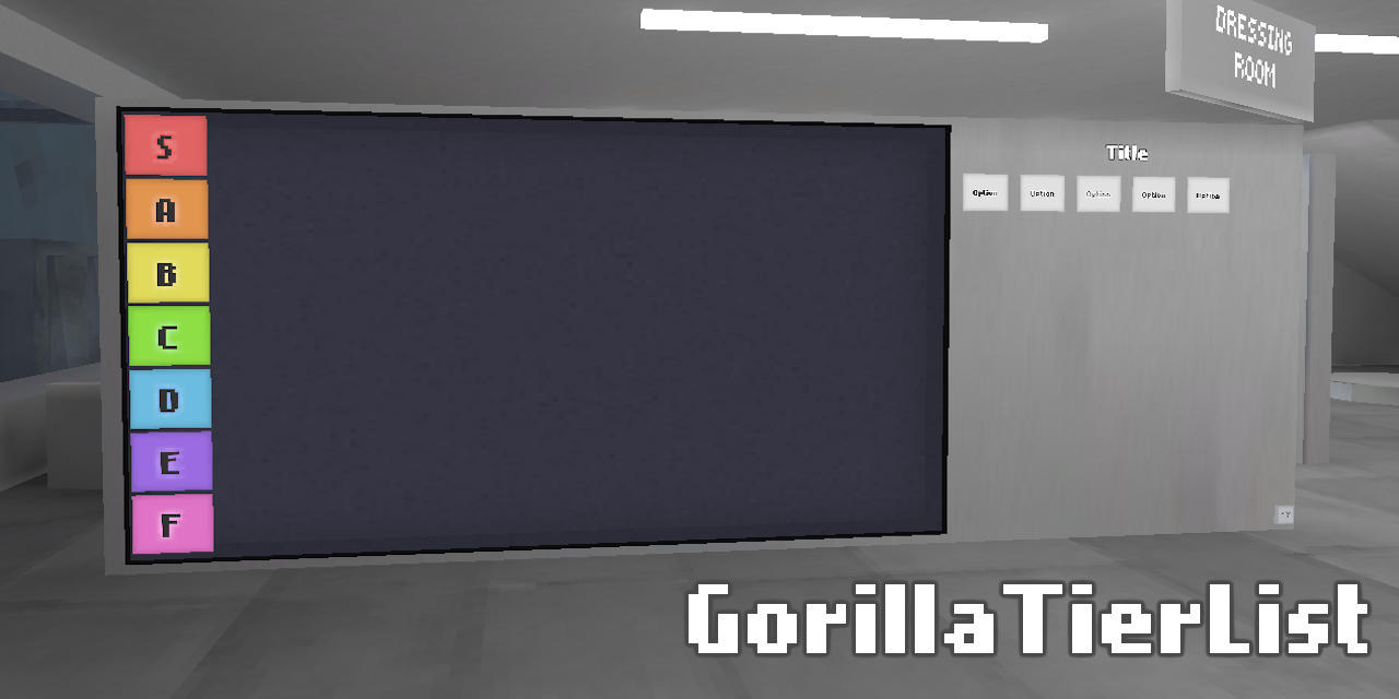 GitHub - developer9998/GorillaTierList: A mod for Gorilla Tag that adds tierlists.