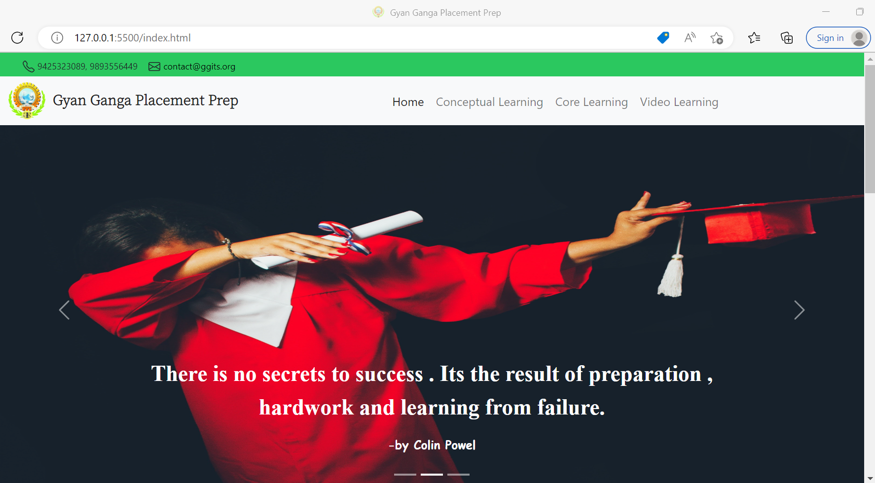 GitHub - Truestroke/ggits-placement-prep: college website
