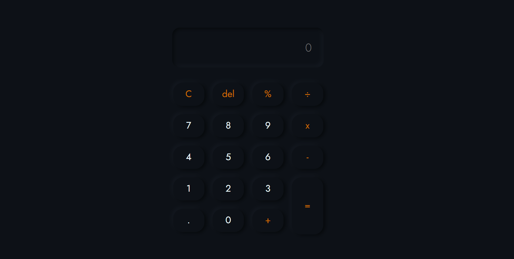 GitHub - Nikul314/Neumorphic-Calculator-Clone: A basic neumorphic ...