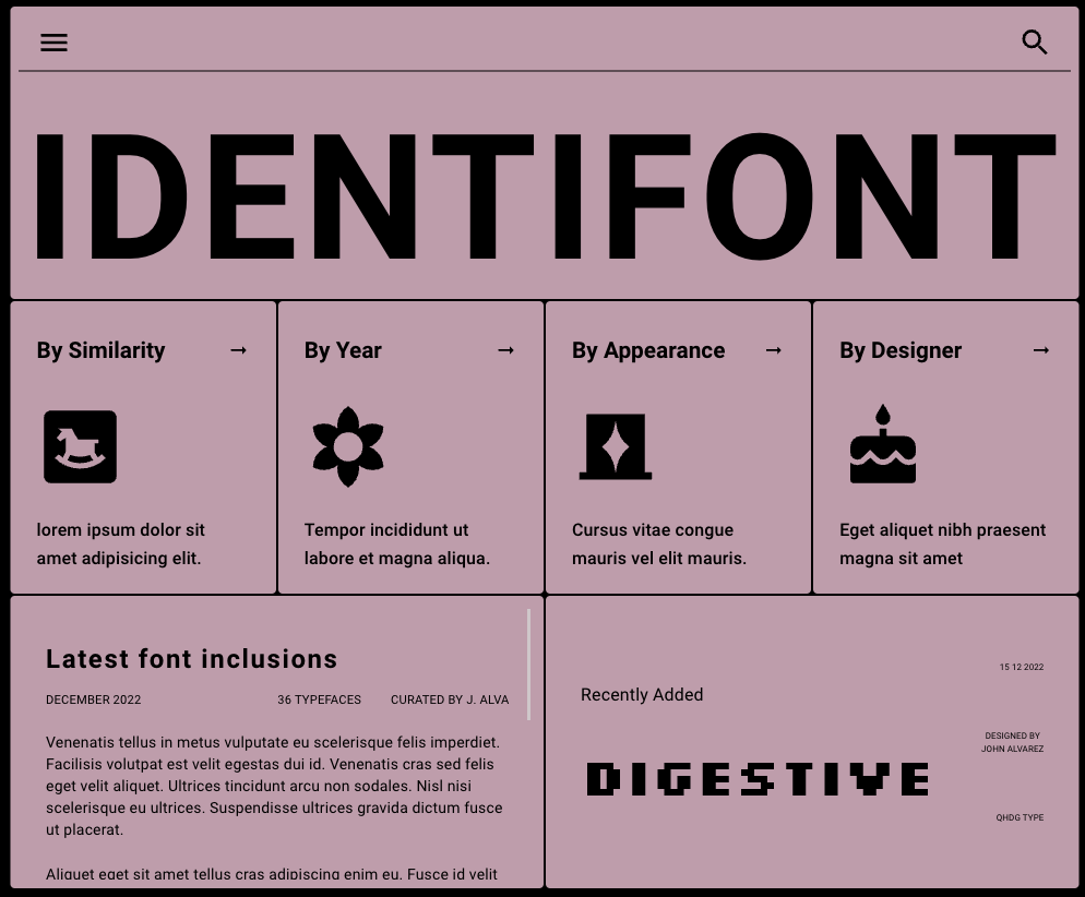 GitHub - johnnyblaze993/final-identifont-clone: A Static clone of a ...