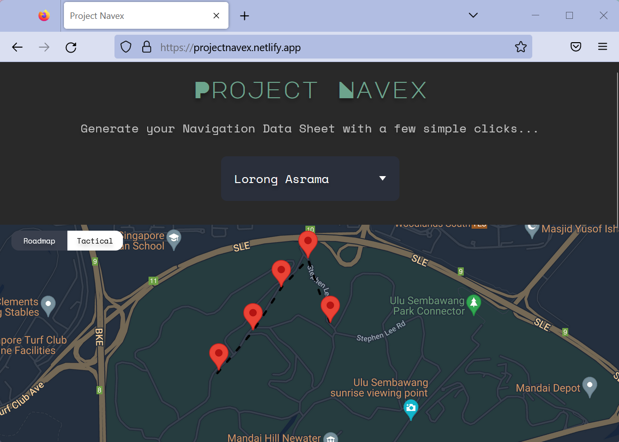 GitHub - projectnavex/project-navex: Web app for Singapore military ...