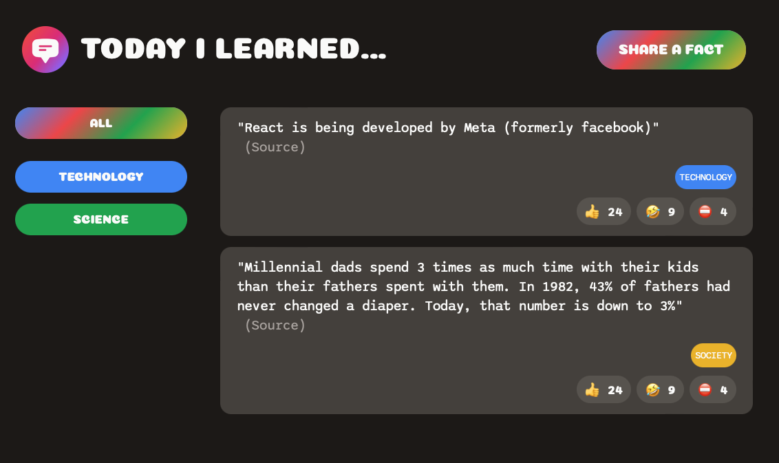 GitHub - DVDaniels/today-I-learned-app: Today I Learned App