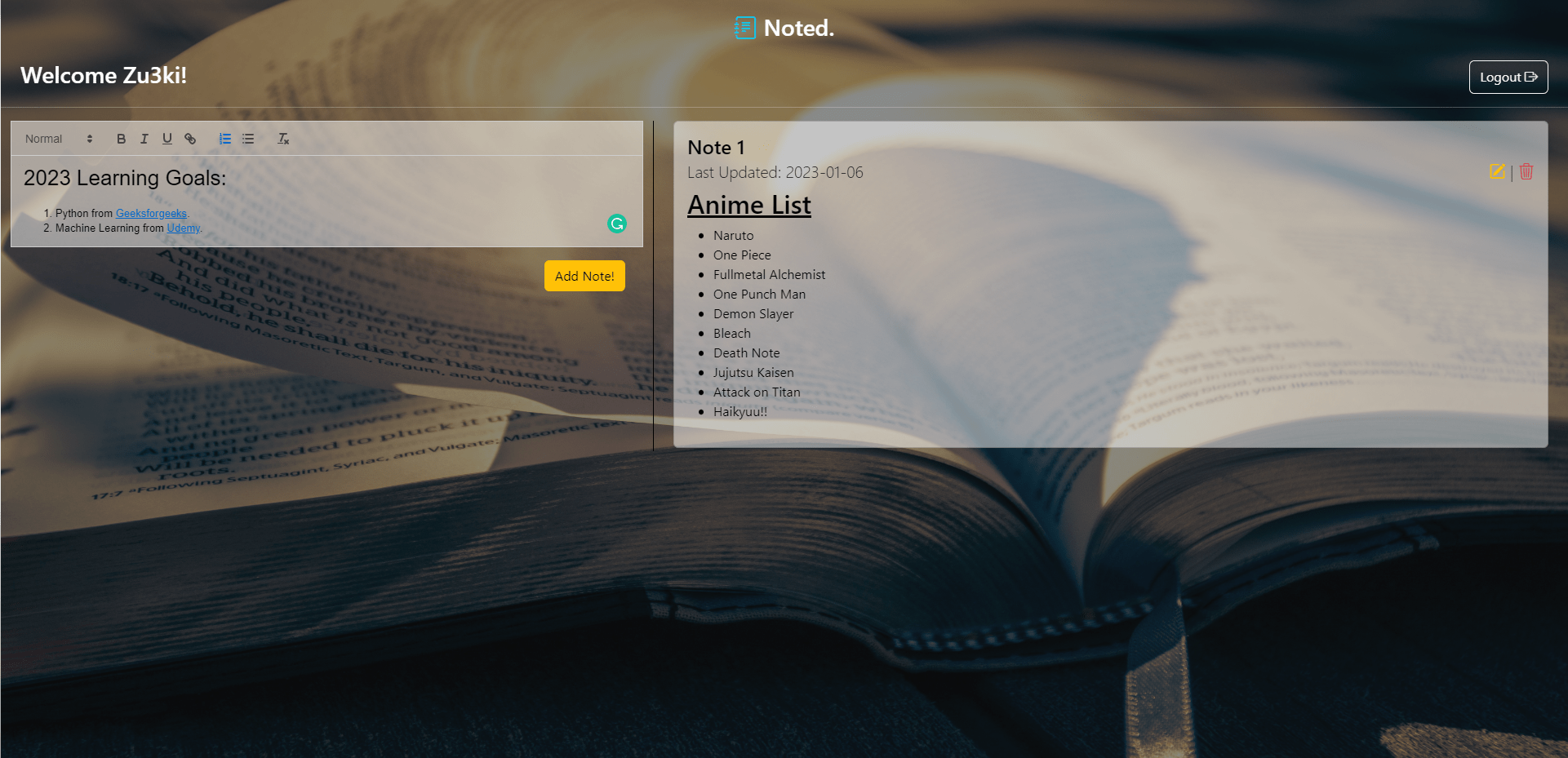 GitHub - bhavya6701/Noted