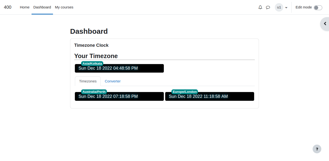 Github Harshil8595moodle Blocktimezoneclock Moodle Block Plugin For Viewingconverting Time