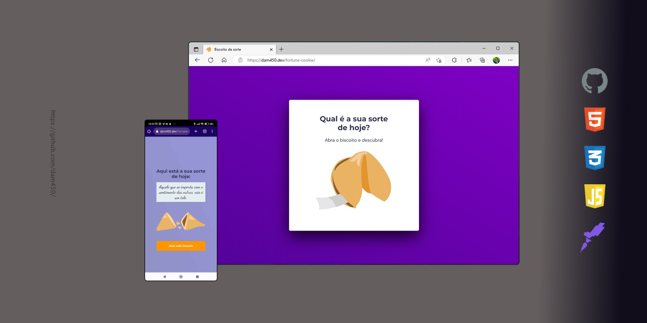 GitHub - dam450/fortune-cookie: Biscoito da sorte