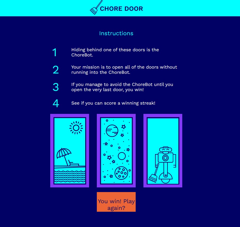 GitHub - MariaMart12/Chore-Door-Game-from-Codecademy