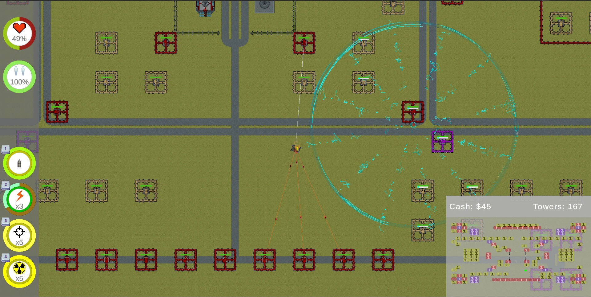 GitHub - sebastianpacurar/Tower-Offender_2D-top-down: A reversed Tower ...