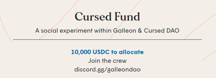 GitHub - ADWilkinson/cursed-fund: A social experiment within Galleon ...