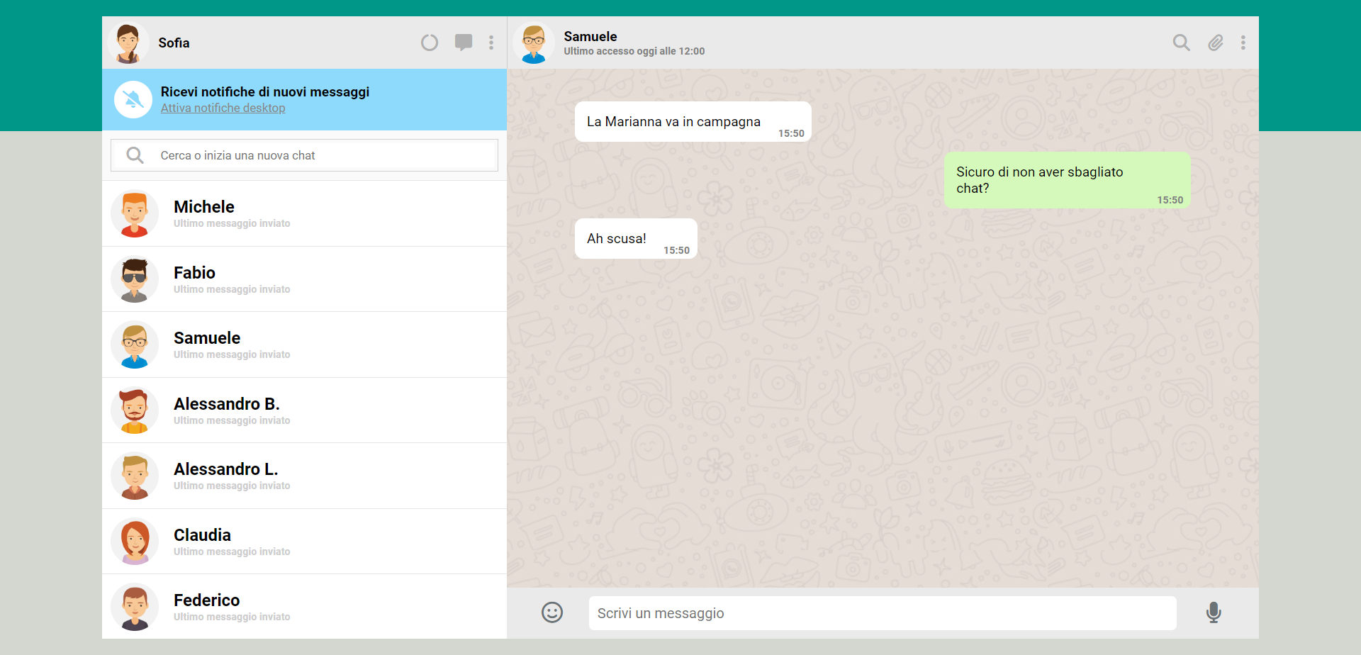 GitHub - micheleTummolo/vue-boolzapp