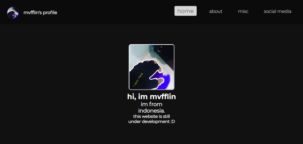 GitHub - mvfflin/mvfflin-profile-old: static profile website (old)