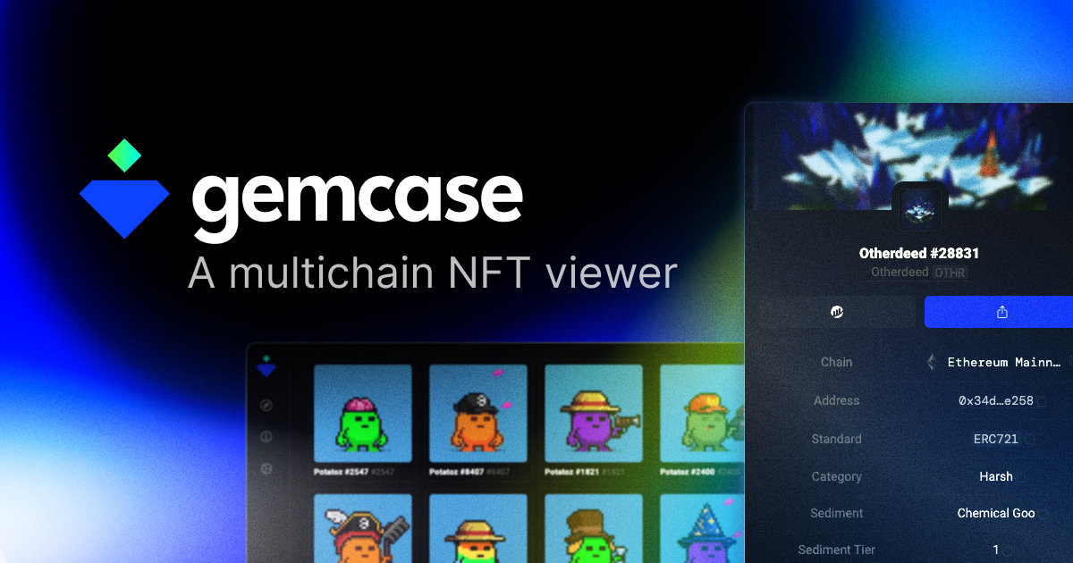 GitHub - pyncz/gemcase: 💎 A multichain NFT viewer