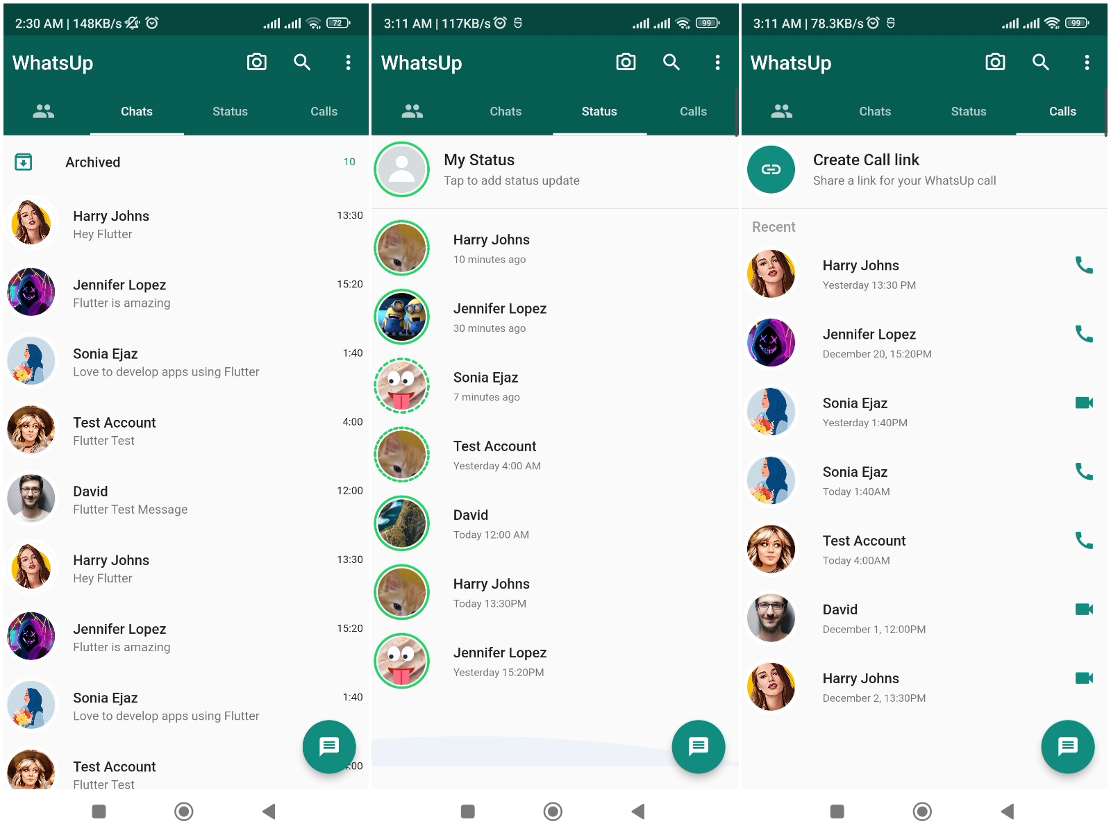 GitHub - SoniaEjaz-sonia/whats_up_genix: WhatsApp Clone
