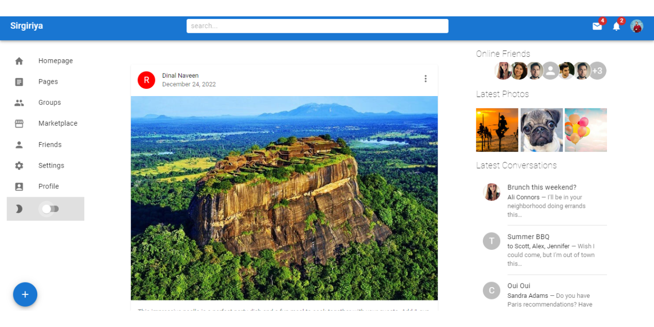 GitHub - dinalnaveen/Social-Media-Website-: Developed a social media ...