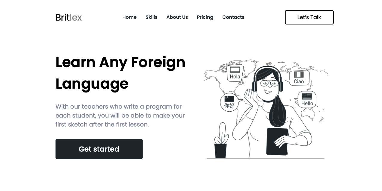 GitHub - sandra-selezen/britlex-language-school: Responsive "Britlex Language School" Website ...
