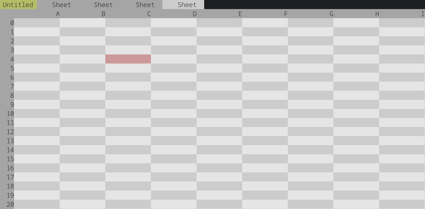 GitHub - olemorud/terminal-spreadsheet