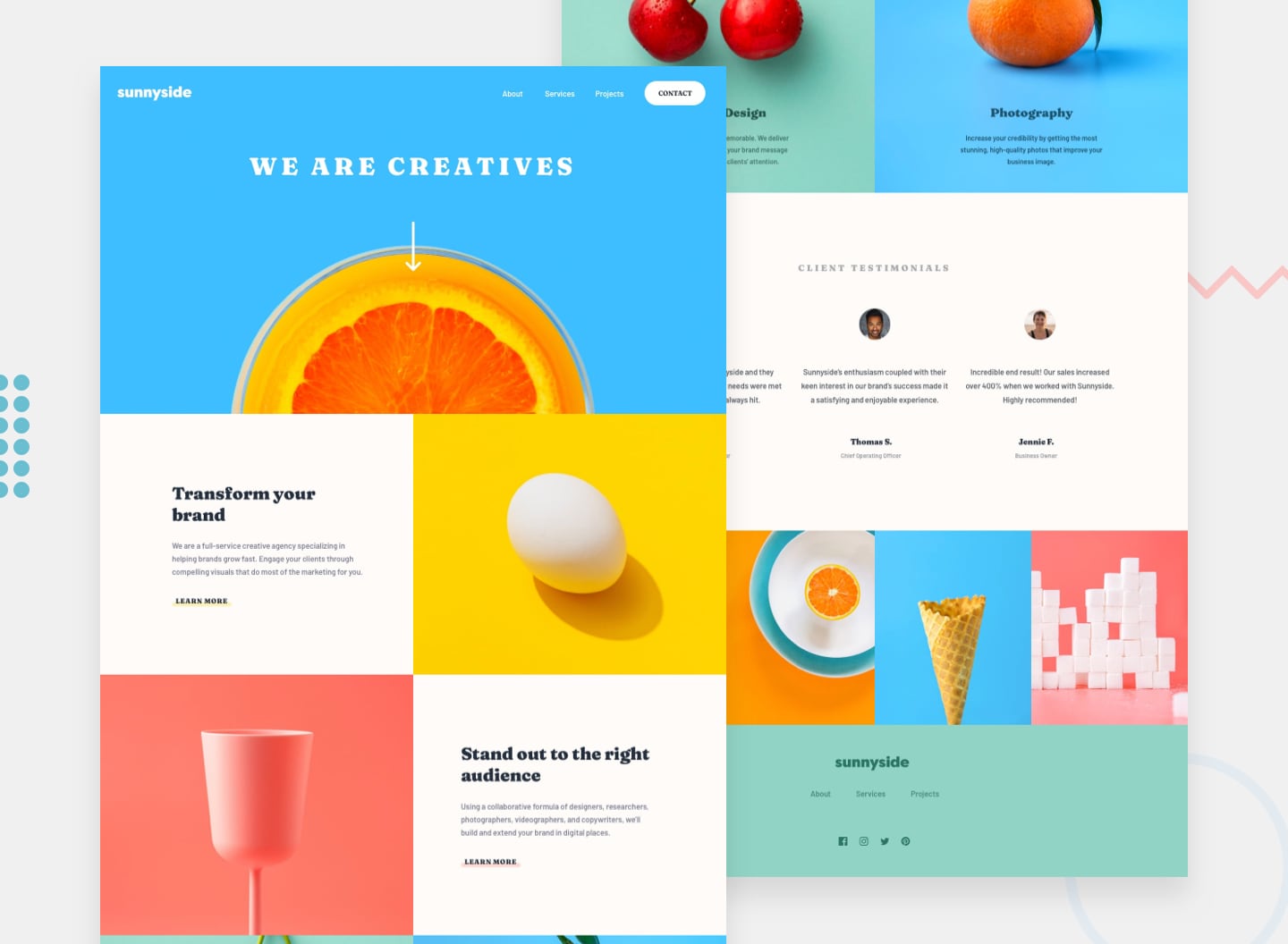 Github Stoyanovrs Sunnyside Agency Frontend Mentor Challenge Sunnyside Agency Landing Page