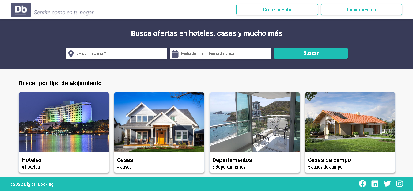 GitHub - JulianaAparicio/Digital-Booking: Proyecto Integrador para Digital Booking (Certified ...