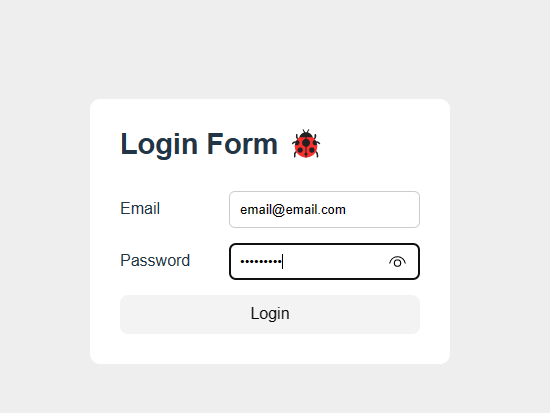 GitHub - PatrickDS-programmer/LoginForm-React: Desafio feito em react em um formulário de login.