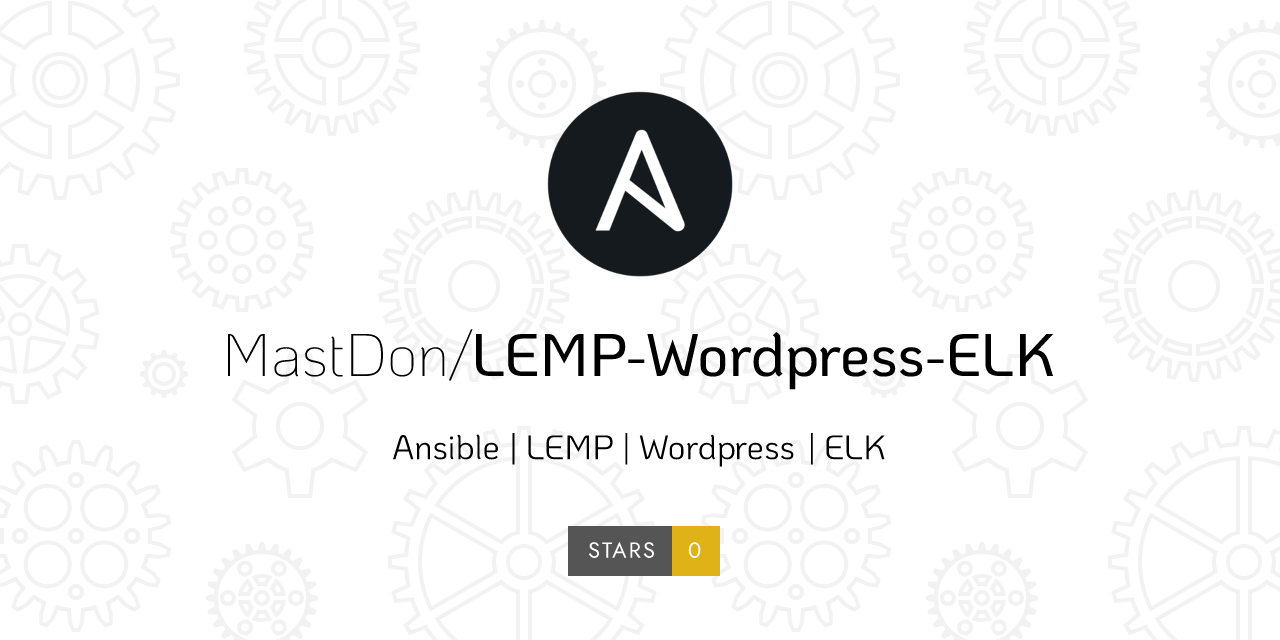 GitHub - MastDon/LEMP-Wordpress-ELK: Ansible | LEMP | Wordpress | ELK