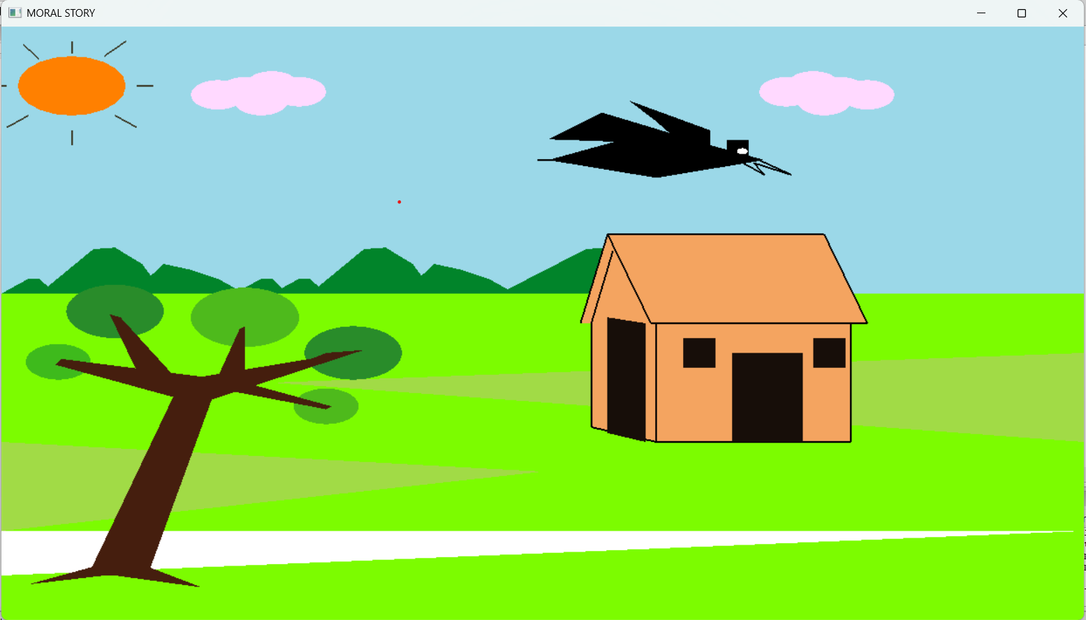 GitHub - Mohok909/Computer-Graphics-Project-On-Thirsty-Crow-Animated-Tale