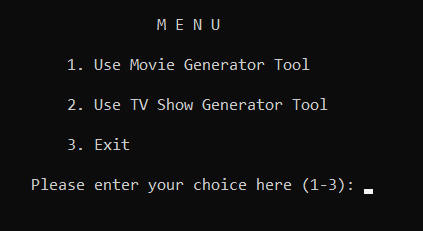 GitHub - LydiaSparks/Movie-and-TV-Show-Random-Generator: Movie and TV ...
