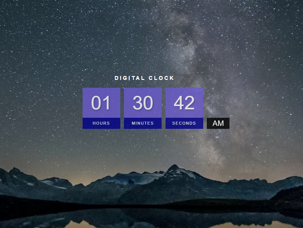 GitHub - Pushcarrow/Digital-Clock