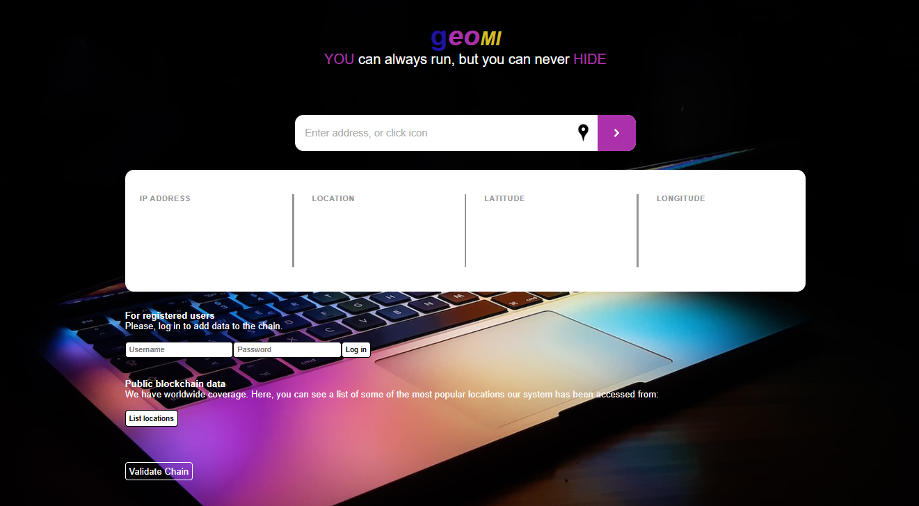 GitHub - carnie11/GeoMI-blockchain: GeoMI - A blockchain solution for ...