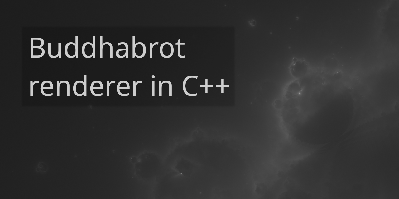 GitHub - Hornwitser/buddhabrot: Buddhabrot renderer in C++