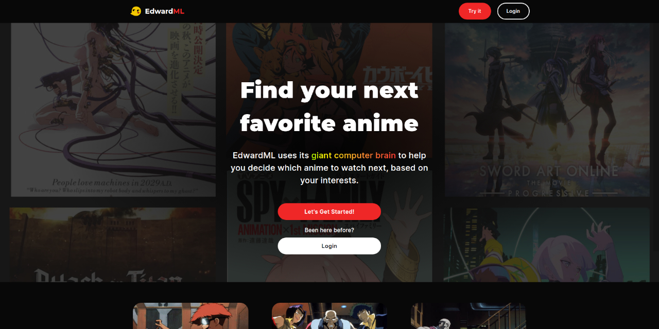 GitHub - KennethMetz/anime_finder: Provides anime recommendations based ...