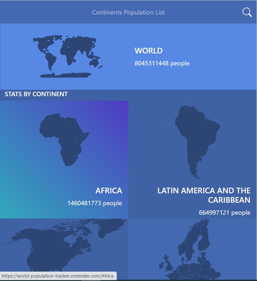 GitHub - YKerroum/World-Population-Tracker: A go-to source website for ...