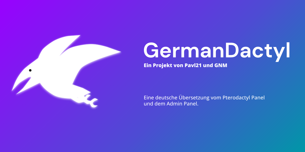 GitHub - pavl21/GermanDactyl: Die deutsche Übersetzung des Pterodactyl-Interfaces