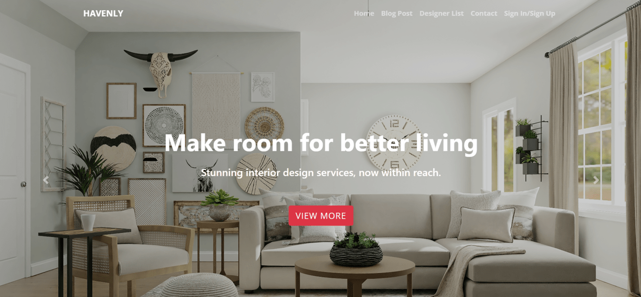 GitHub - sajidifti/Havenly_Django: Havenly is An Interior Designer Hiring Platform Built with ...