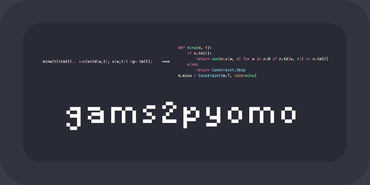 GitHub - Pengfei-Cheng/gams2pyomo