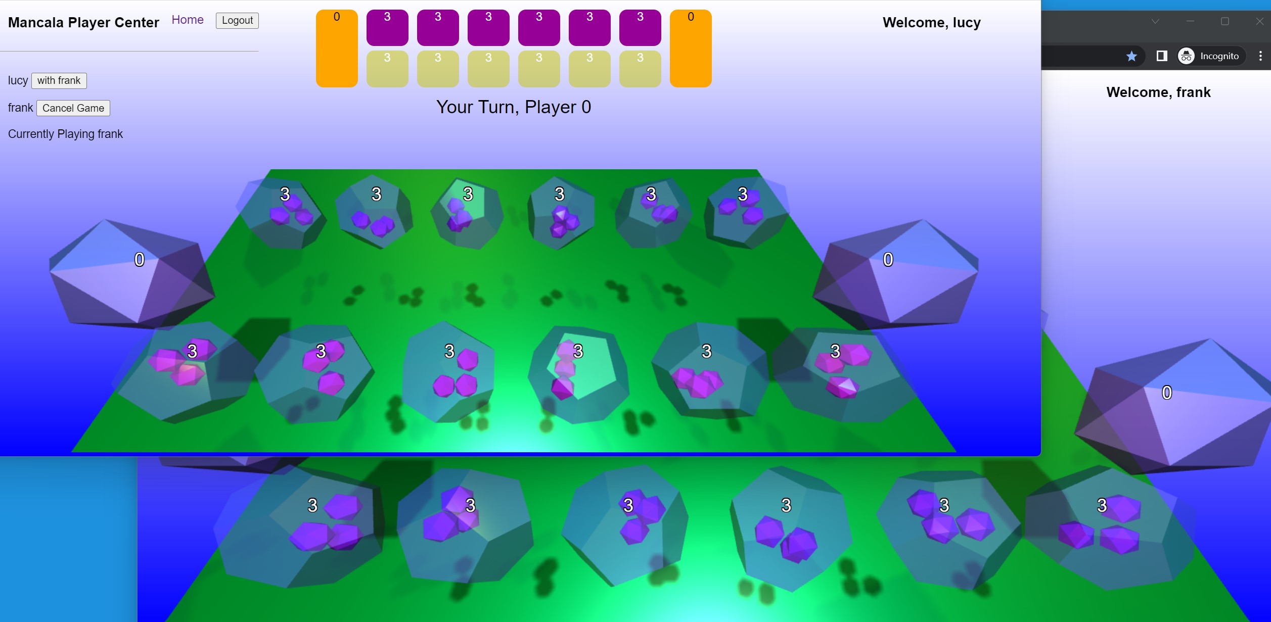 GitHub - philbertani/mancala: mancala game server with webgl/three.js