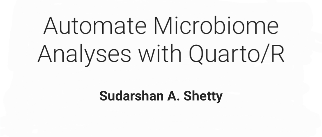 GitHub - microsud/quarto_microbiome
