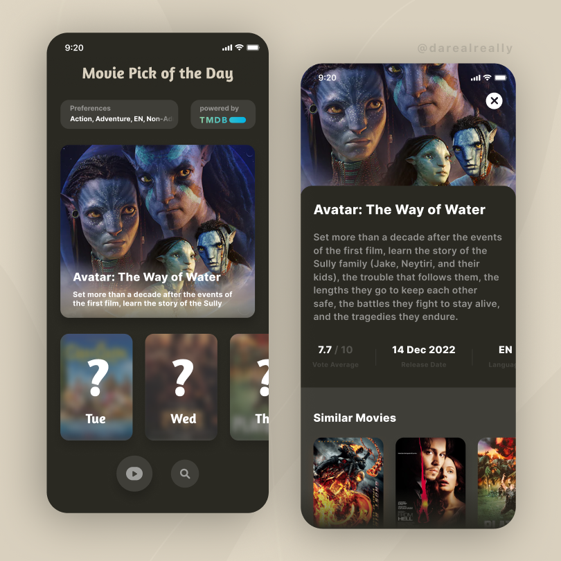 GitHub - coper101/Movie-Pick-of-the-Day: App Challenge #7