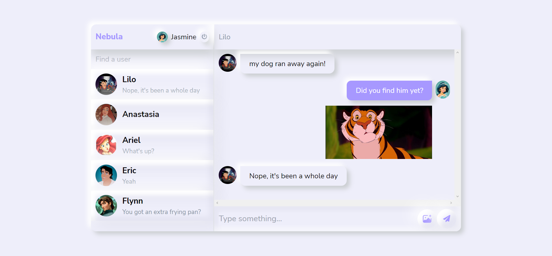 GitHub - fatimakay/nebula-chat-app: A realtime chat application using React and Firebase