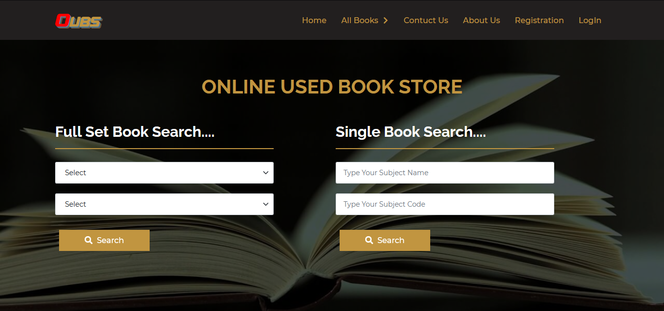 GitHub - alifur-rahman/oubs: Online Web Book Store , Online book buy and sell platfrom