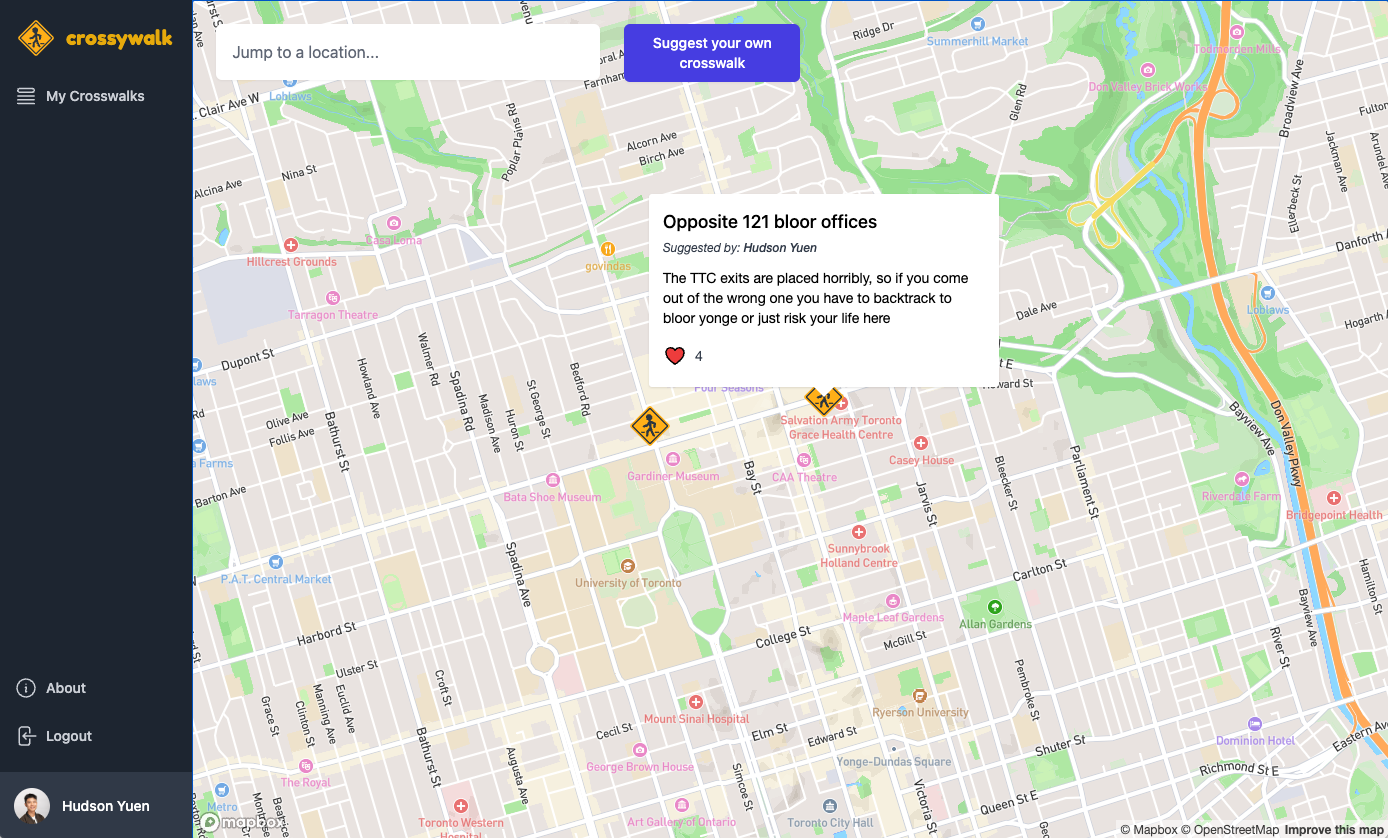 GitHub - hudyu17/zebra: A platform to suggest and vote on new crosswalks.
