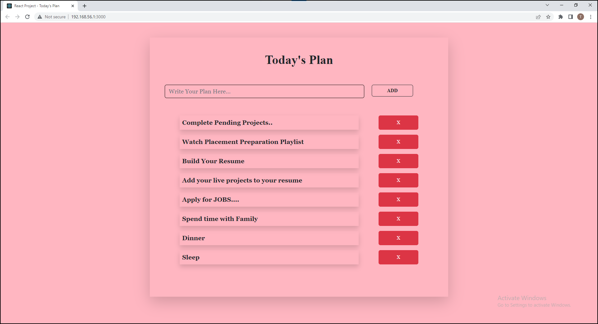 GitHub - TruptiPawar23/Todays-Plan: Today's Plan is React-Based Project...