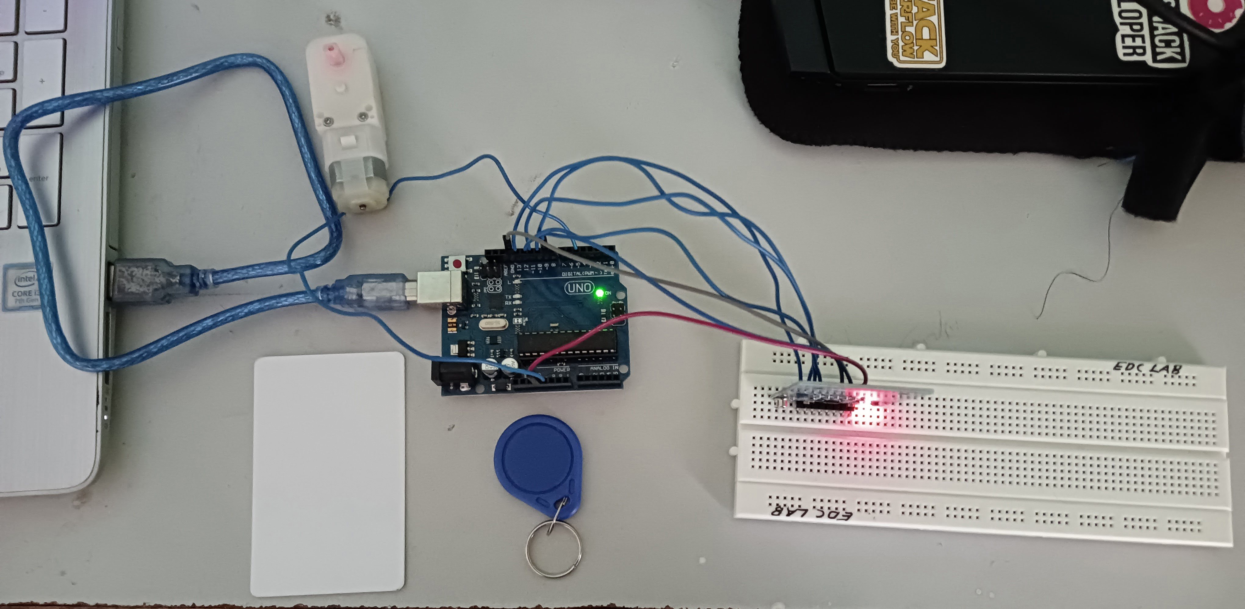 GitHub - RutwiKS90/RFID-key-Card-Door-Locker-Prototype: Developed a ...