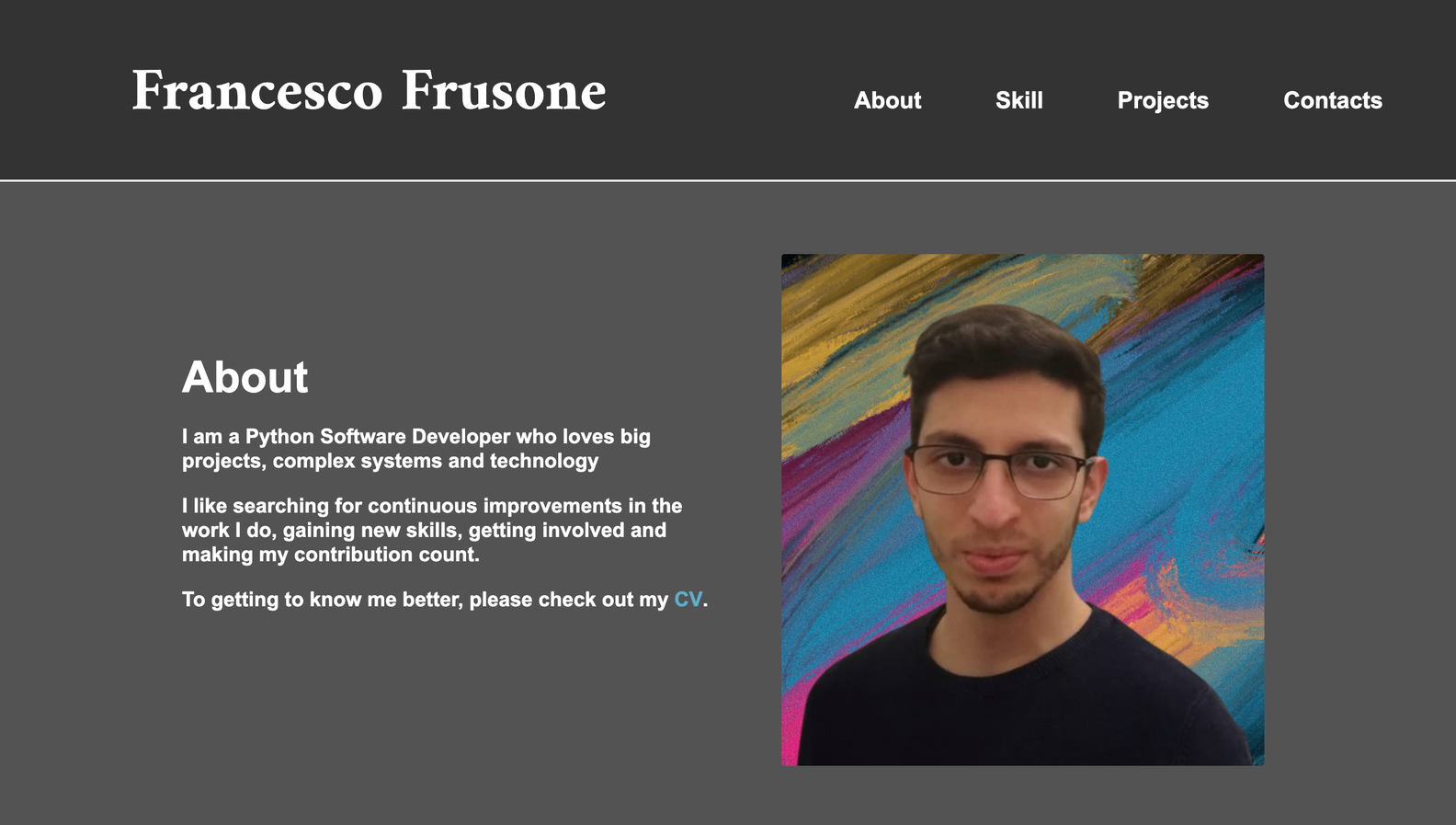 Github Frussen Portfolio