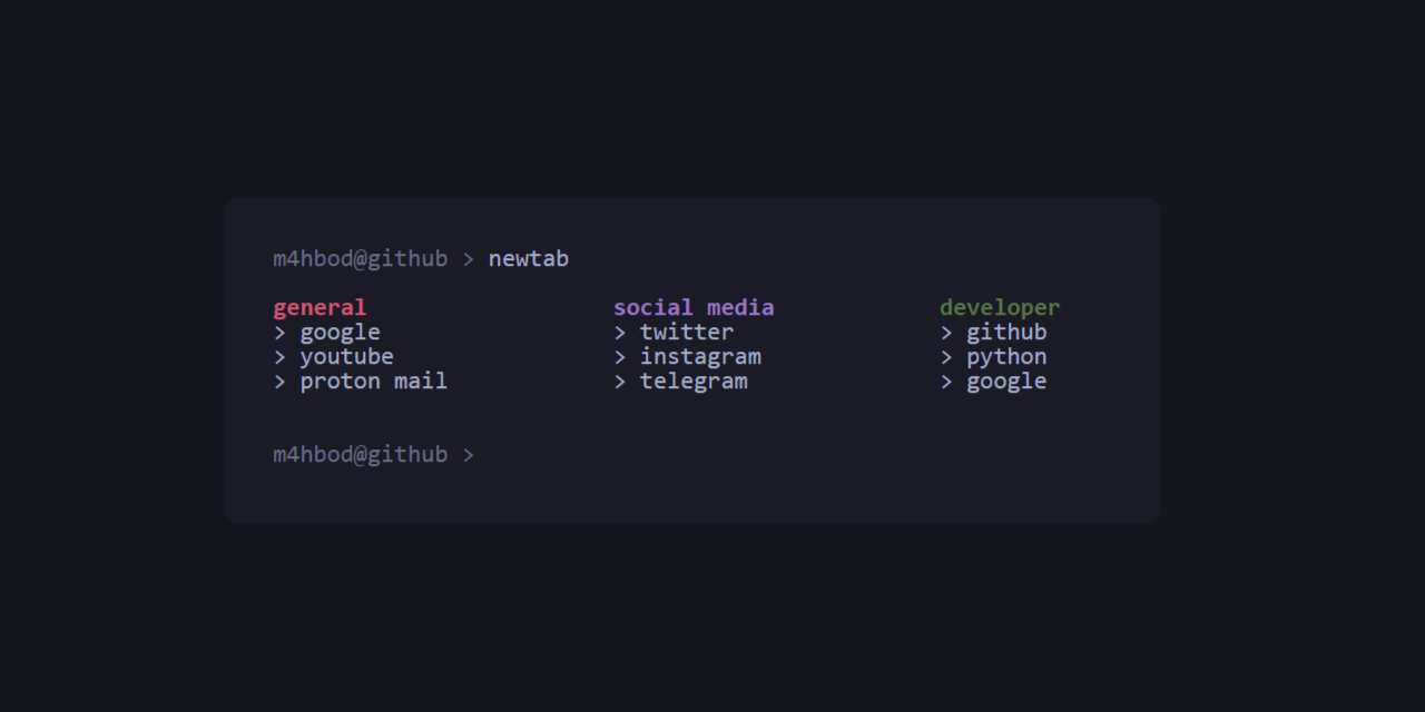 Github M4hbod Better New Tab New Tab With Tokyo Night Theme And Search Bar